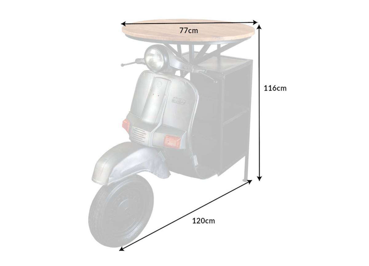Table de Bar Scooter Vintage