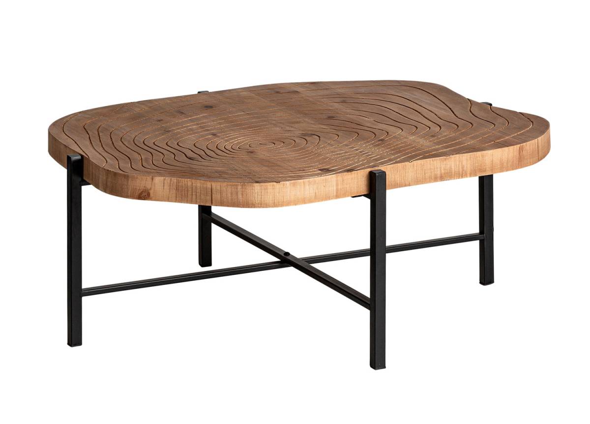 Table Basse Bois et Métal