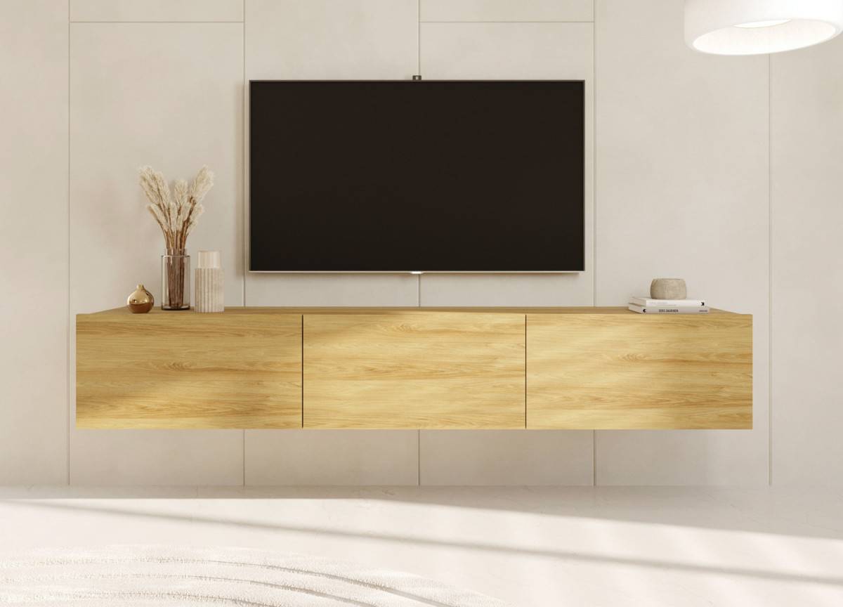 Meuble Télé Mural Suspendu 160 cm